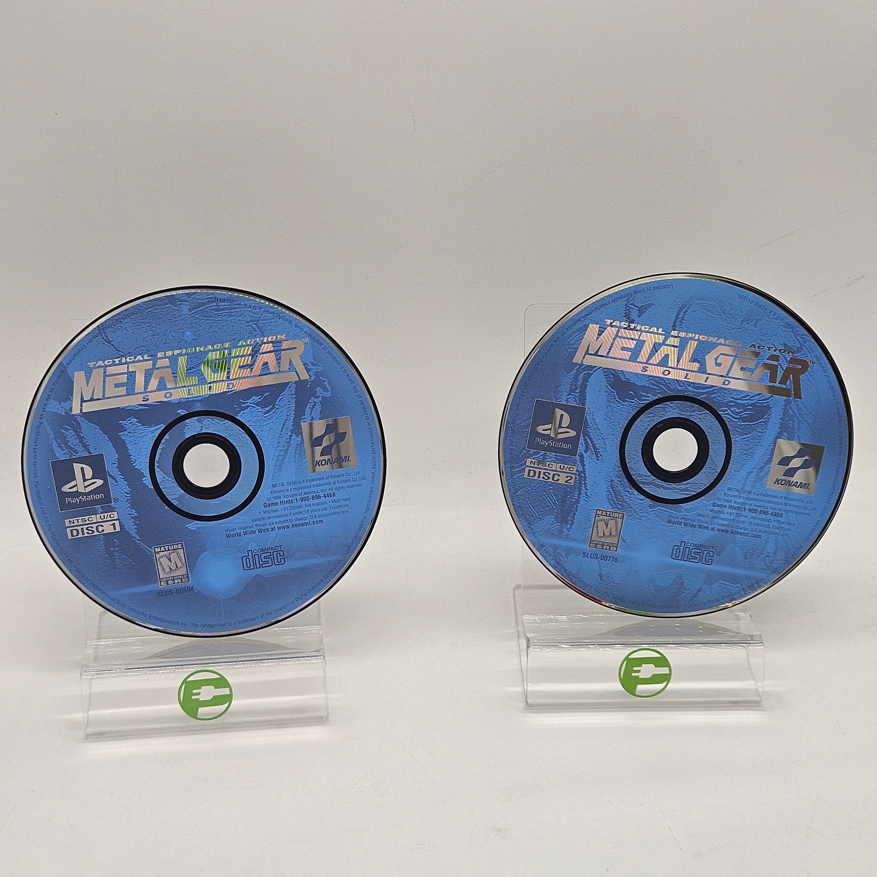 Metal Gear Solid (Sony PlayStation 1 PS1, 1998) Discs Only – PayMore ...